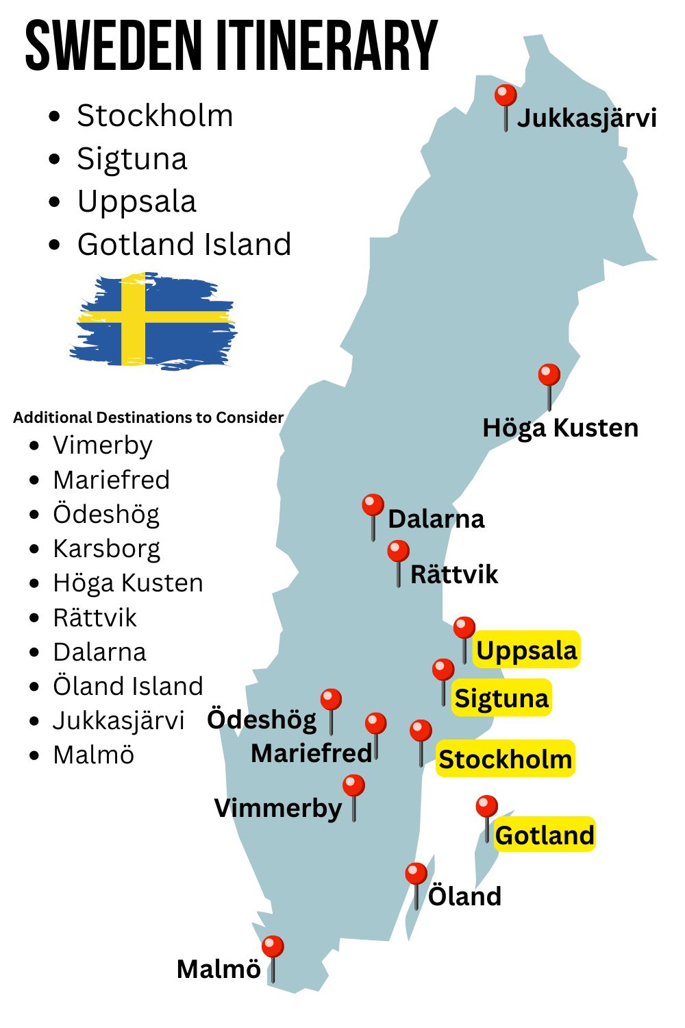 The BEST Sweden Travel Itinerary